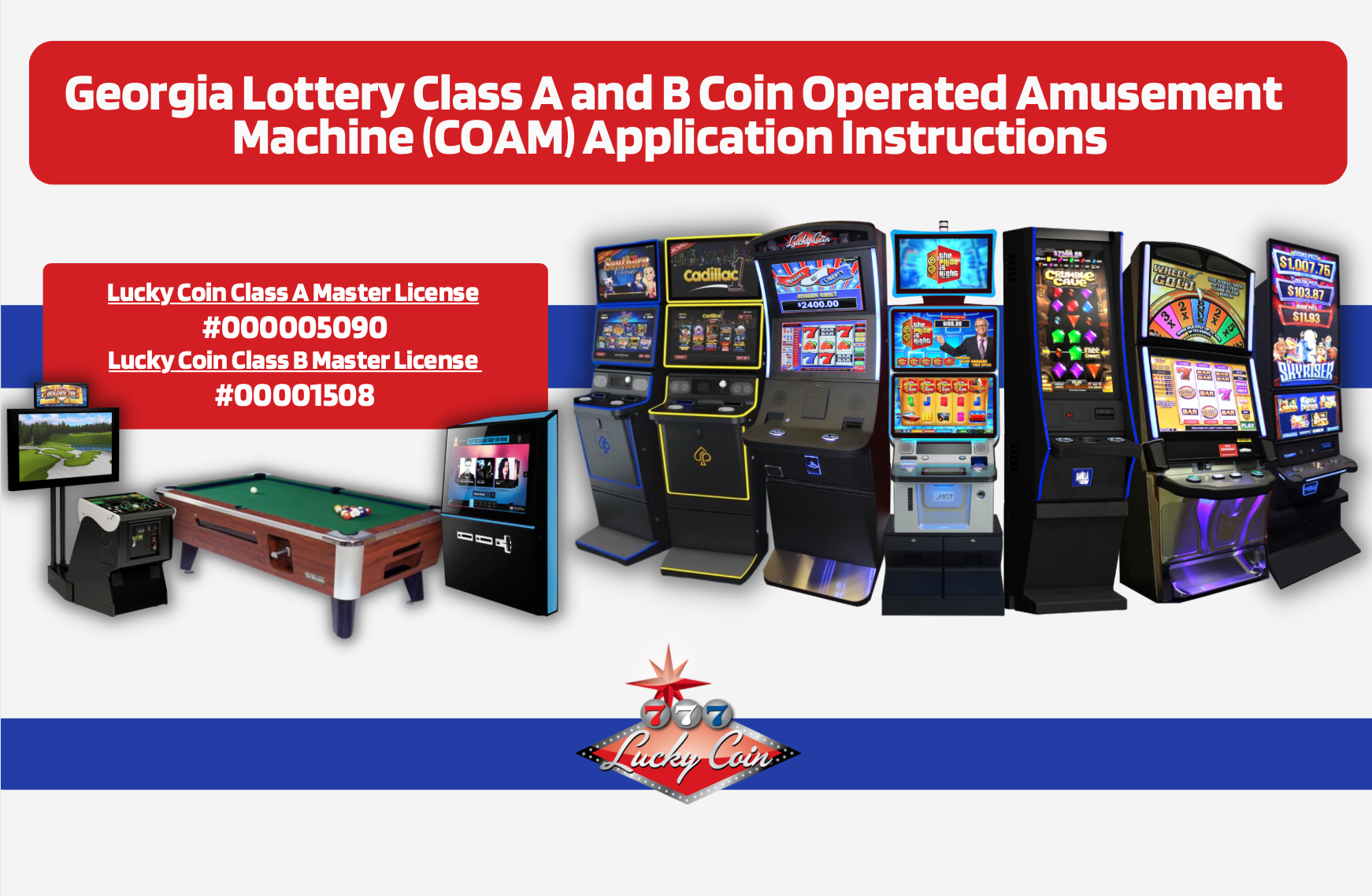 Georgia COAM Location License Application Process - Lucky Coin Inc.